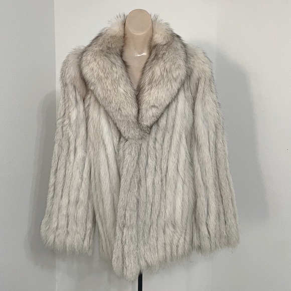 Saga Furs | Jackets & Coats | Saga Fox Genuine Fox Fur Coat Ivorycream Medium Vintage | Poshmark